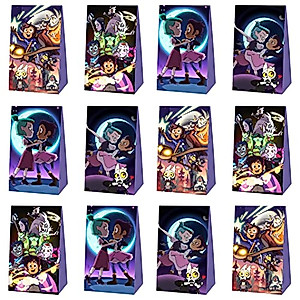 ULGIX 12pcs The Owl House Party Favor Gift Bags for The Owl House Birthday Party Decorations Supplies