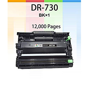 (Pack of 1) Compatible for DR730 DR 730 DR-730 Drum Unit (for Toner TN760 TN730 TN770) Replacement for DCP-L2550DW HL-L2350DW HL-L2370DW MFC-L2710DW MFC-L2750DW Printer, Sold by GTS