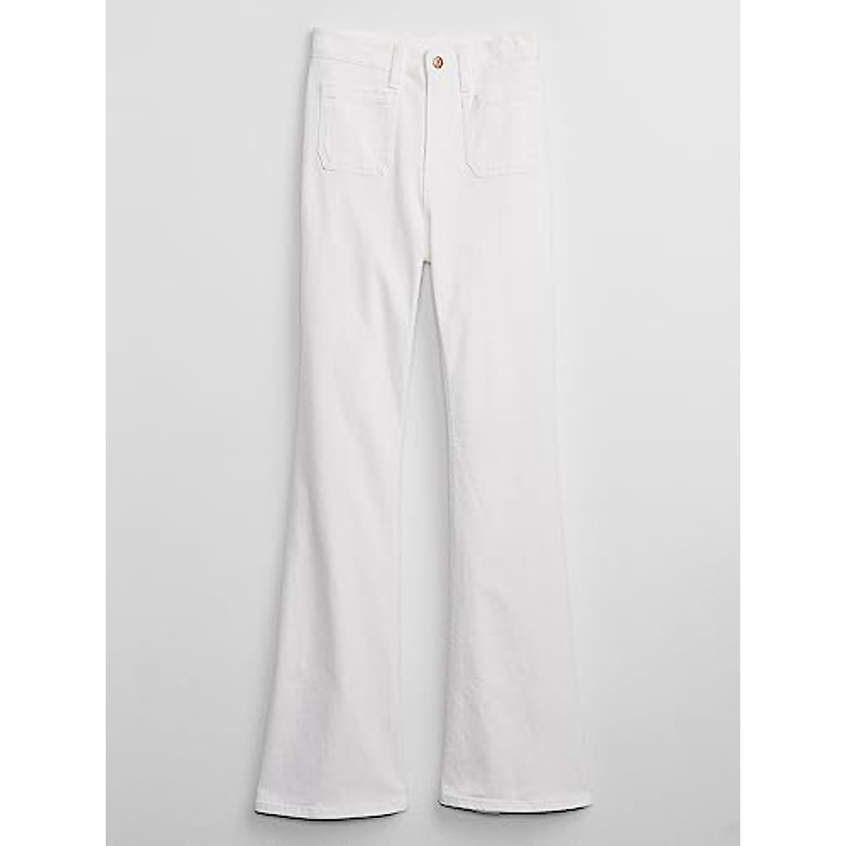 GAP Womens High Rise Flare Jeans Optic White 30 Reg
