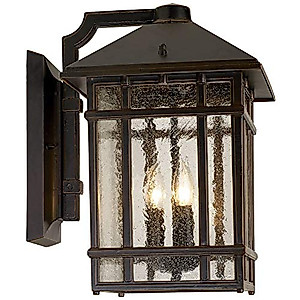 J du J Sierra Craftsman 15" High Outdoor Wall Light