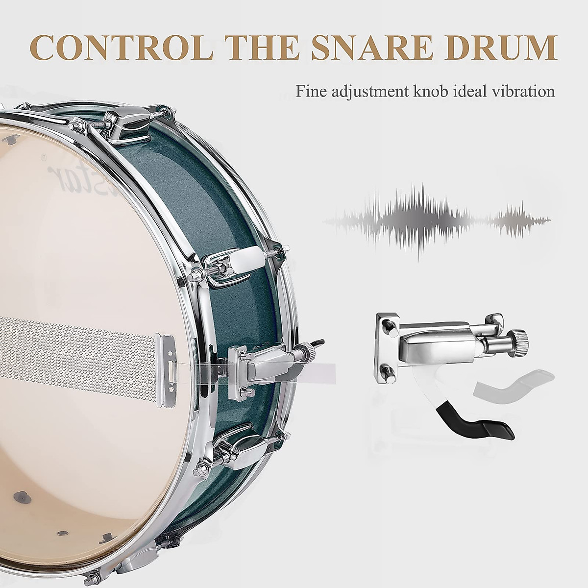 Eastar Adult Drum Set - 18-inch Full-Size Drum Kit for Adults, 4 Drum 2 Cymbal Drum Complete Drum Kit for Intermediate Drummers, Blue (EDS-540BE)