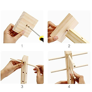 TANG SONG 1 PCS Solid Wood Glass Display Holder Sunglass Display Holder Wood Glass Display Rack Double Linen Glass Showcase (Double Row 12 Pairs)