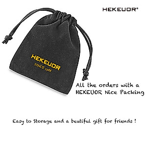 HEKEUOR 16g Stainless Steel O-Ring Taper Earring Ear Gauges Stretcher Piercing Jewelry 4 Pieces