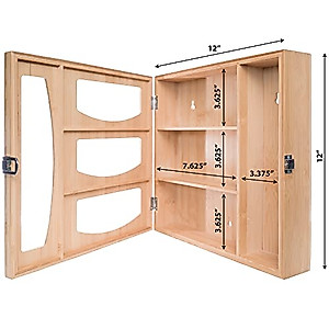 Food Bag Organizer Wall Mount Hang | Kitchen Organization | Bag Holder | Snack Bag Storage and Organization | Bamboo Drawer Organizer | Pantry Organization and Storage for Reusable Plastic Bags