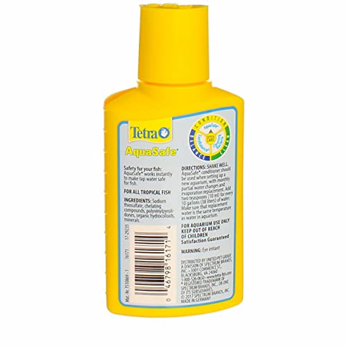 Tetra 16171 3.3 Oz Aquasafe Water Conditioner