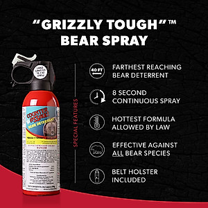 Counter Assault Bear Spray with Holster - 10.2 Oz