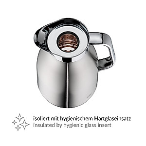 ALFI Skyline Thermos Flask, 1 Litre, Matte Stainless Steel