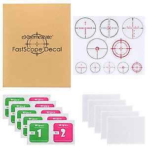 eXtremeRate FPS Games FastScope No Scope TV Decal for PS5, for PS4, for Xbox Series X/S, for Xbox One S/X, for Xbox One, for Xbox 360, PC - 10pcs in 2 Size 5 Designs