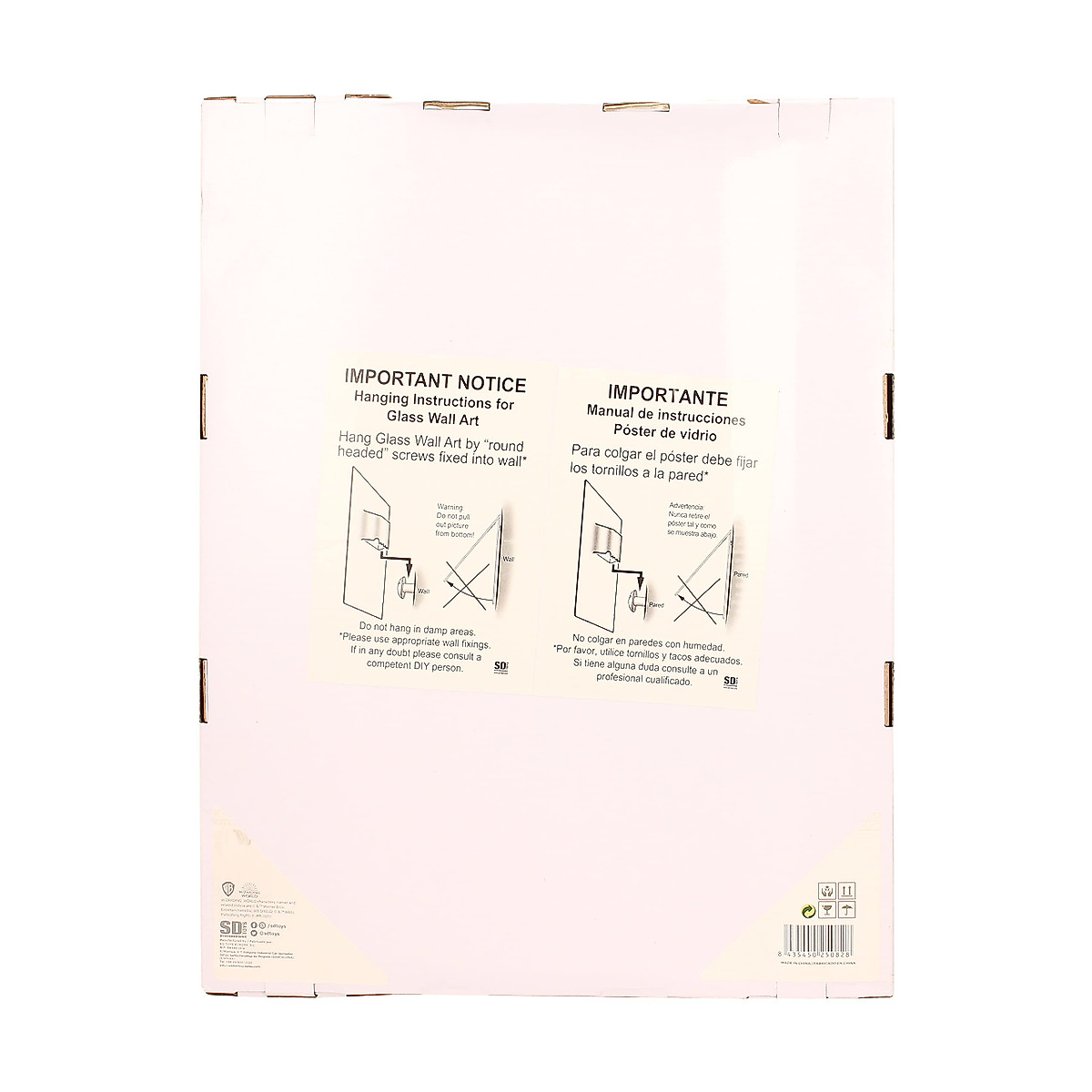 Harry Potter - Impression en Verre - Philosopher's Stone - 30X40 Cm