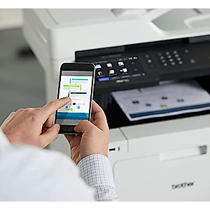 Brother Color MFC-L8900CDW Wireless All-in-One Laser Printer for Home Office - Print Copy Scan Fax - 33 ppm, 2400 x 600 dpi, 5" Touchscreen LCD, Duplex Printing, 70-Sheet ADF, NFC, Ethernet