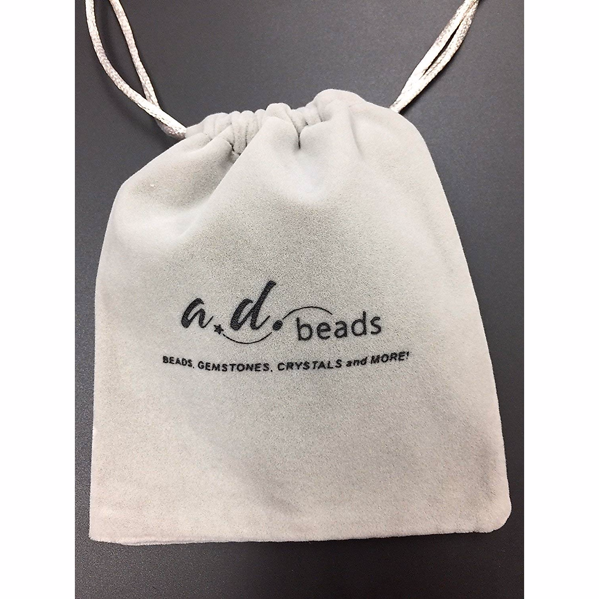 AD Beads Natural Gemstone Round Beads Stretch Bracelet Healing Reiki 10mm (Moonstone)