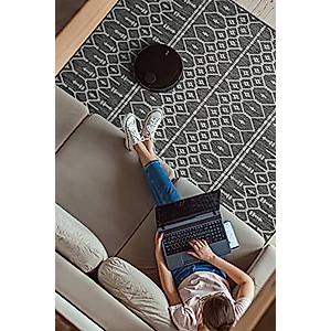 Adiva Rugs Outdoor Indoor Area Rug, Weather Resistant, Easy to Clean, Stain Resistant Floor Mat for Dining Room, Backyard, Deck, Patio (Pebble Weiss, 2' x 3')