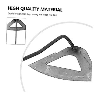 GANAZONO 1pc Puller Portable Accessories Shovel Moving Outdoor Rake Backing Casrt Women Weeder Process Soil- Forging Planting Tool Garden Iron Multipurpose Snow Loosening Weeding Gifts