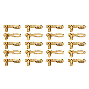 Bike Missing Chain Link, Bike Mechanical Repair Kit 10 Pairs Of 9 Speeds Reusable Gold Bike Msising Chain Link Manganese Steel Bike Owner Connected Chain Link Used For Mountain Biking Road Bikes