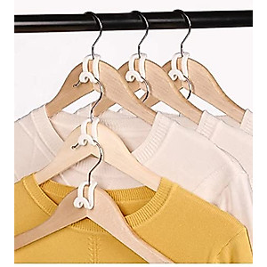 DHDestined Fateful 70 Pack Clothes Hanger Connector Hooks, Mini Cascading Hanger Hook, Heavy Duty Space Saving for Closet