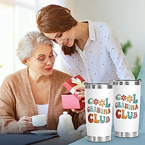 Aurahouse Grandma Gifts-Cool Grandma Club Tumbler 20 Oz, Christmas Gifts for Grandma, Grandma Birthday Gifts, New Grandma Gifts, First Time Grandma, Grandma-to-be, Nana, Gigi Coffee Cup