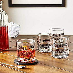 Tom Bullock's Heavy Base Cocktail Glasses, set of 4 (10 oz.)