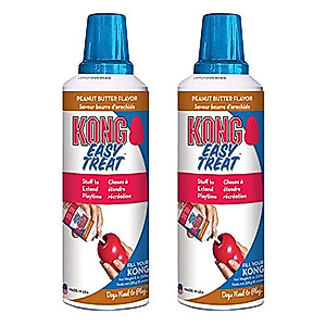 KONG Easy Dog Treat - Dog Treat Paste - 8 Ounce (2 Pack) - Peanut Butter Flavor