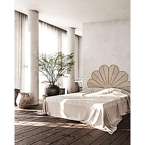 Wooden Art Headbord - All sizes - Natural Wood - Handmade - Home Decor - Bed Board - Bed Frame - Arch Headbord (USA - King 193 x 96,5 cm (75.98" x 37.99"))