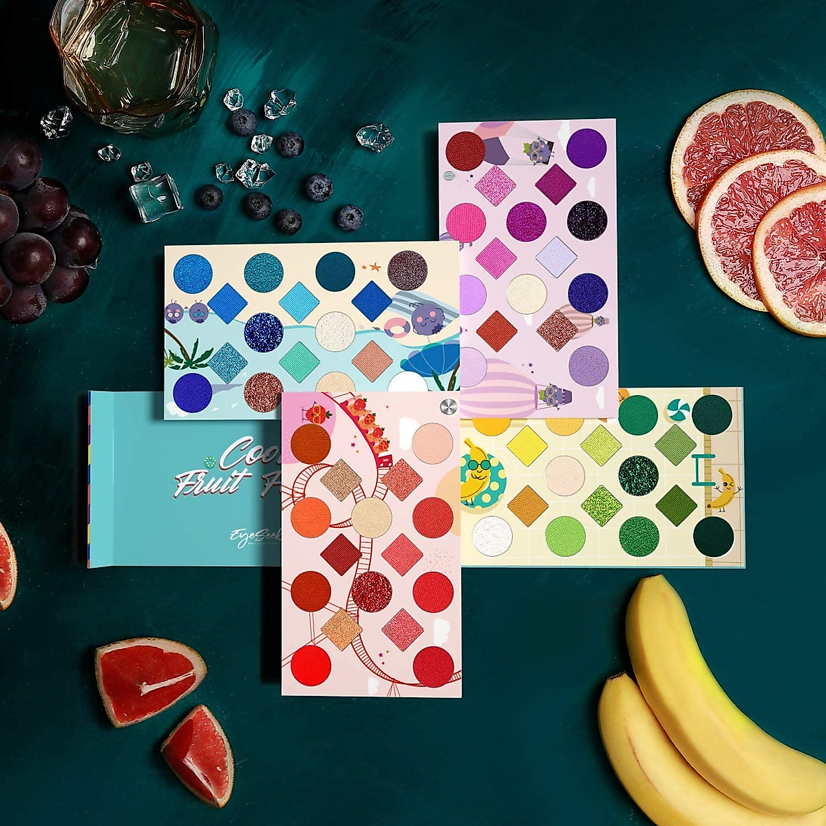 EYESEEK High Pigmented 64 Rainbow Eyeshadow Palette, All in One Gift Sets, Colorful Eye Shadow Plattet Make Up Matte Shimmer Glitter Cosmetics for Halloween Makeup