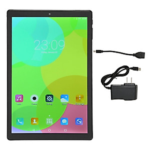GUPE Black Tablet Octa Core CPU Reading Tablet 6GB RAM 128GB ROM 100-240V (US Plug)