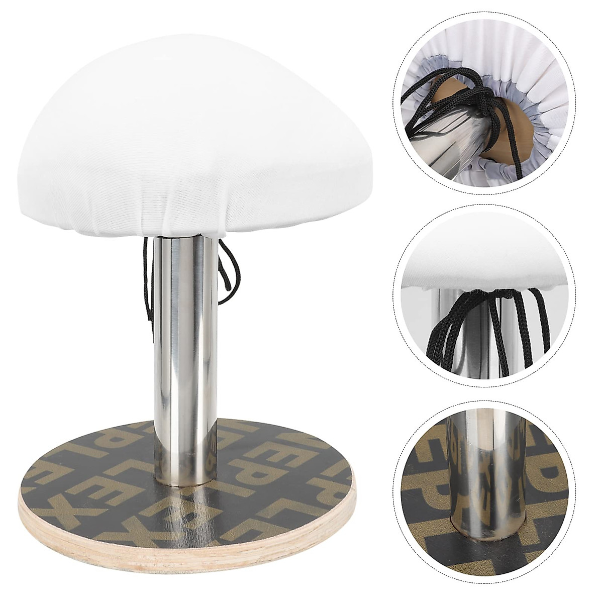 Zerodeko Travel Accessories Mini Iron Ironing Board Wood Stool Coat Clothes Ironing Board Tabletop Small Ironing Board for Sewing Craft Room Household Dorm Travel Accessories Mini Iron