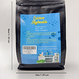 Food Grade Calcium Hydroxide(Slagged Lime) of 95% +Purity(1kg/2.2pound)
