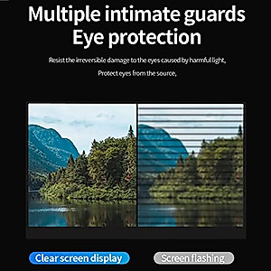 TOPINCN FHD Computer Display, IPS Portable Monitor Dual Speakers 16:9 Widescreen HDR Technology 14in 1920x1080 Resolution with Magnetic Cover for Laptop (US Plug)