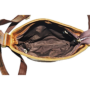 Jony Vintage Small Sling Bag for Women Leather Fashionable Crossbody Handbag Shoulder Travel Vintage Handmade Purse