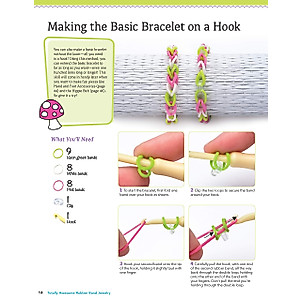 Totally Awesome Rubber Band Jewelry: Make Bracelets, Rings, Belts & More with Rainbow Loom (R), Cra-Z-Loom (TM), or FunLoom (TM) (Design Originals) 12 Creative Step-by-Step Projects for Hours of Fun