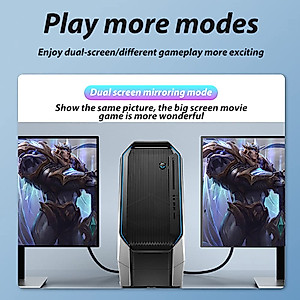 LIONX Active DVI to VGA, 6FT DVI 24+1 DVI-D M to VGA Male with Chip Active Adapter Converter Cable for PC 15-pin VGA DVD Monitor HDTV