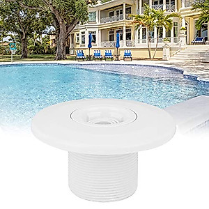 Wosune Massage Nozzle Wear-Resistant 360° Swivel Pool Jet Nozzle, Pool Massage Nozzle, Durable Garden for Swimming Pool Outdoor Spa