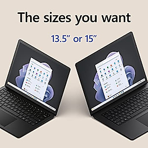 Microsoft Surface Laptop 5 (2022), 15" Touch Screen, Thin & Lightweight, Long Battery Life, Fast Intel i7 Processor for Multi-Tasking, 512GB Storage with Windows 11, Black