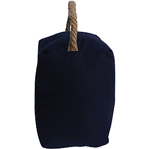 Pavilion - Open Door Decor 5" x 6" Navy Door Stopper "Man Cave"