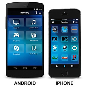 Logitech 915-000194 - Harmony Smart Remote Control with Smartphone App - Black (Renewed)