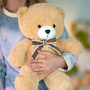 Tezituor Teddy Bear Stuffed Animals,3 Packs Bulk Teddy Bears Plush Toy, Baby Shower Teddy Bears Gift for Boys Girls Kids,12 inches