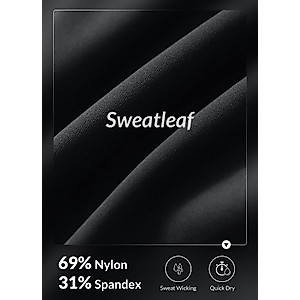 BALEAF Women's Light Compression Biker Shorts 8" High Waisted Yoga Gym Spandex Shorts Side Pockets Black XL