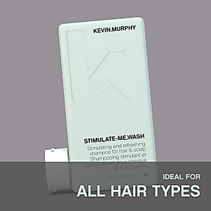 KEVIN.MURPHY STIMULATE-ME.WASH - Clarifying Shampoo for Hair & Scalp - For All Hair Types - Stimulates Hair - Hair Strengthening - Cruelty Free Shampoo - 250 mL / 8.4 fl oz