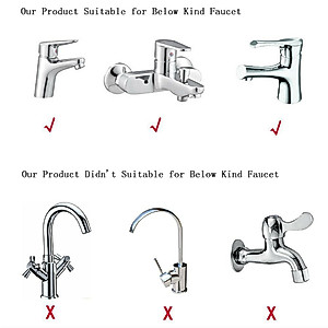 AKOAK 2 Pcs/Pack Safe Baby Faucet Extenders Natural Leaves Design Faucet Handle Extensions Sink Handle Extenders for Babies,Toddlers,Kids and Children（Brown and Blue）