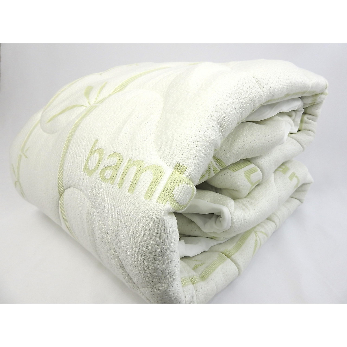 sheetsnthings Waterproof 40% Viscose from Bamboo Jacquard Twin Extra Long XL Mattress Pad, White