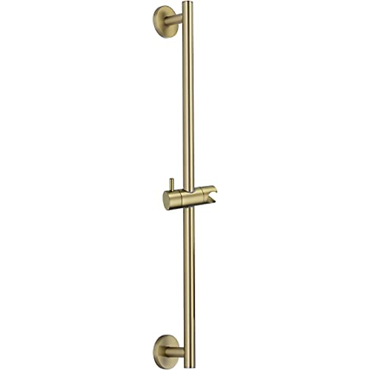 TRUSTMI Slide Bar 26 Inch with Adjustable Handheld Shower Head Holder Brass, Wall Mounted, Brushed Gold