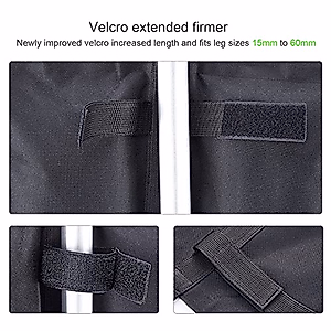 renlog Sand Canopy Weight Bags, 120 LBS Gazebo Tent Weights Sand Bags, 4 Pack (Without Sand)