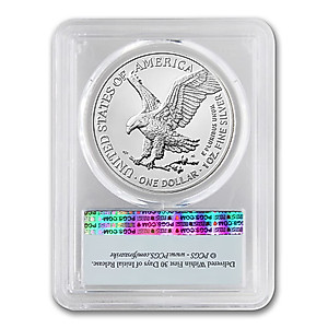 2023 1 oz American Silver Eagle Coin MS-70 (First Strike - Flag Label) $1 PCGS MS70