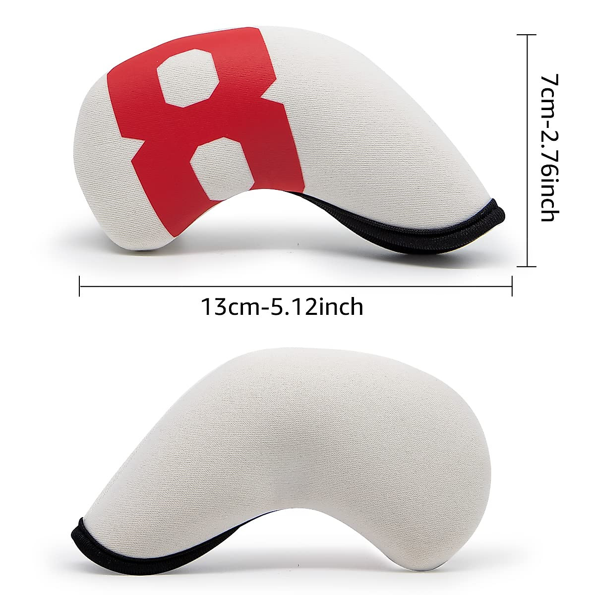 Golf Iron Covers,Golf Iron Head Covers with Colorful Number Neoprene Golf Iron Covers Set,Golf Club Head Covers for Iron Set Fit All Brands Golf Iron Headcovers 4/10pcs