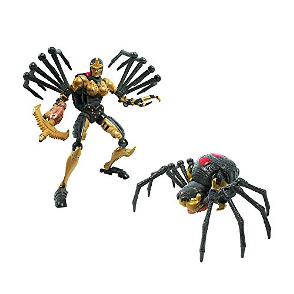 Transformers Toys Generations War for Cybertron: Kingdom Deluxe WFC-K5 Blackarachnia Action Figure - Kids Ages 8 and Up, 5.5-inch