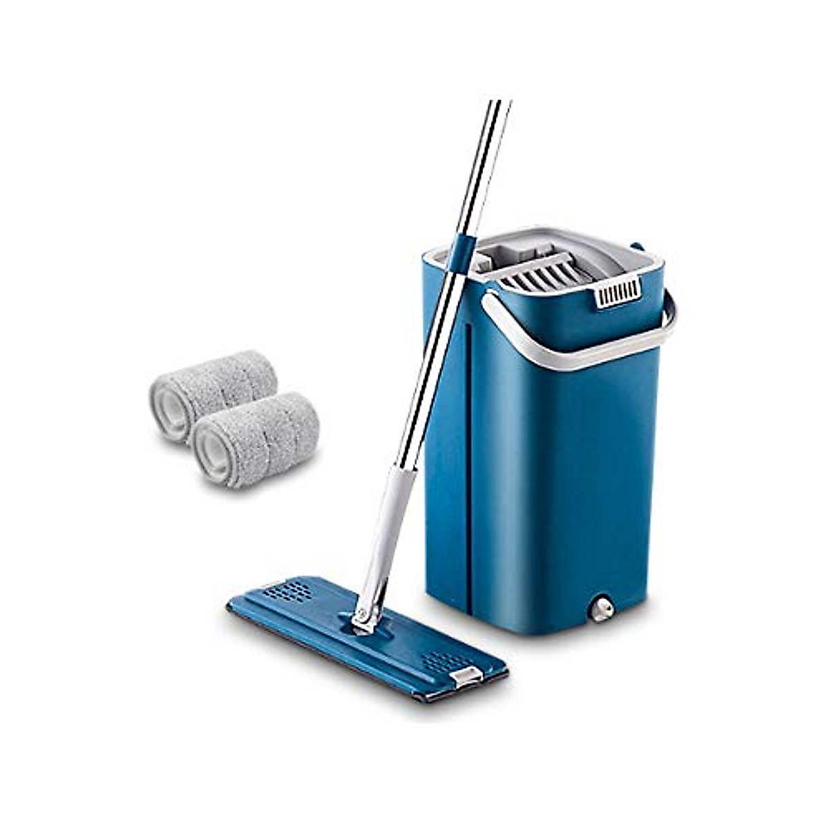 2020 Latest Mop Set Hands Free Wash Cleaning Tools Floor Cleaner Microfiber Mops with Bucket Kitchen Clean Flat Squeeze Mop