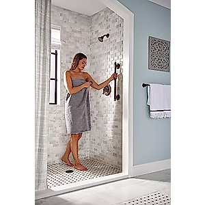 Moen YG2218ORB Brantford 18-Inch Designer Grab Bar, Oil Rubbed Bronze