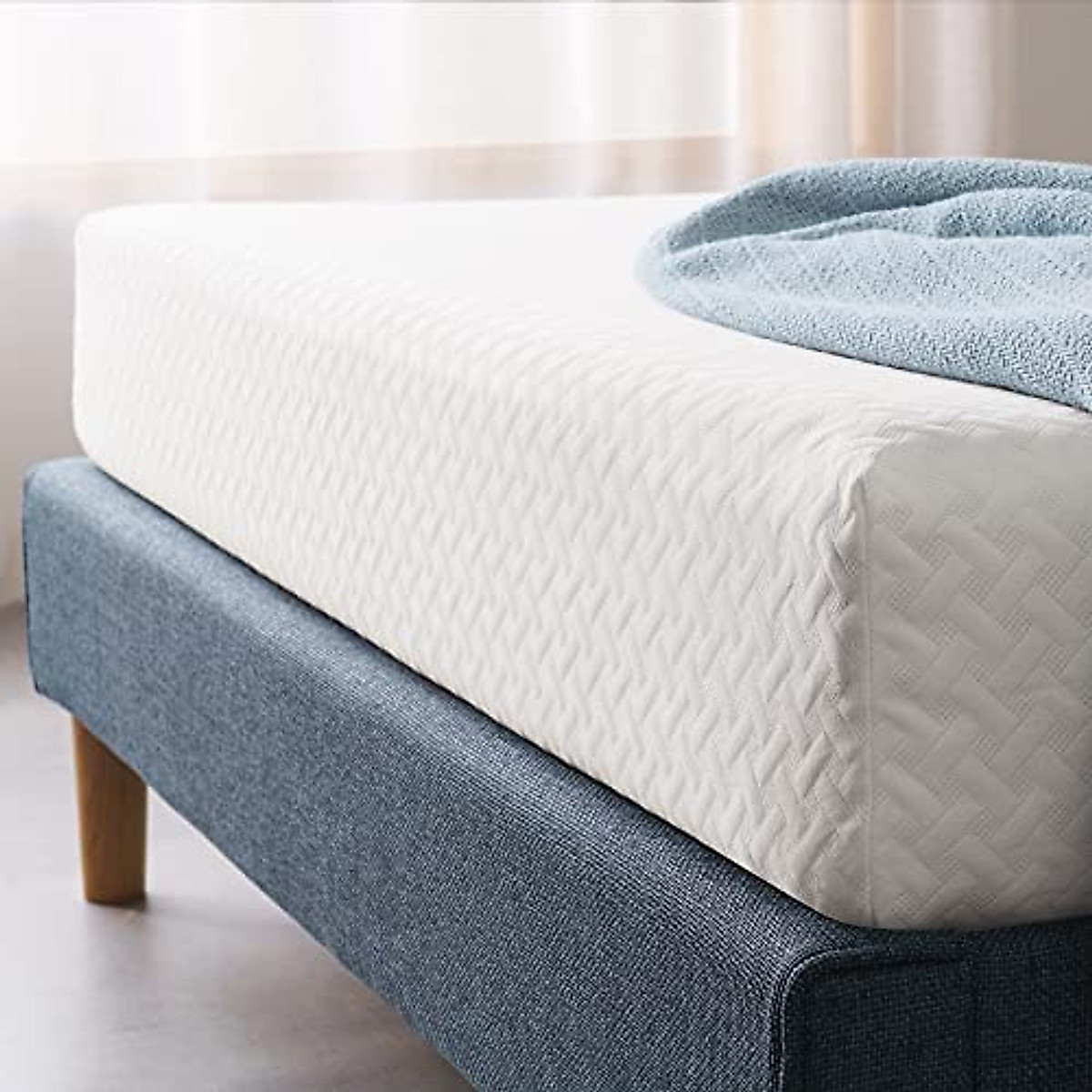 ZINUS 8 Inch Green Tea Cool Feel Memory Foam Mattress, Full, Mattress in A Box with Compact WONDERBOX Packaging, CertiPUR-US Certified