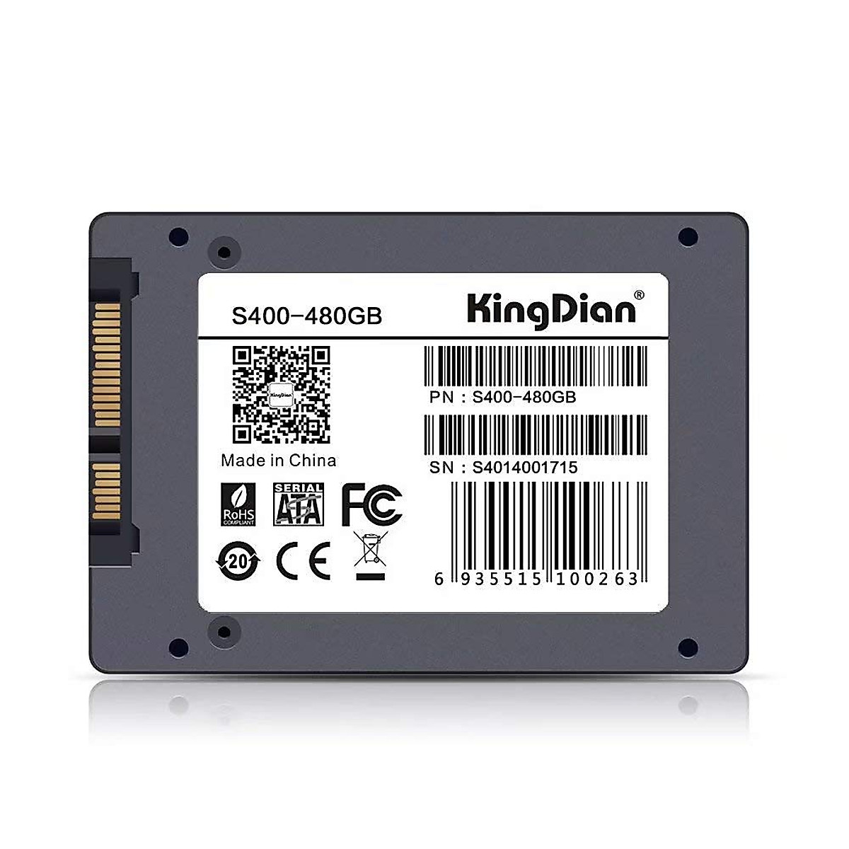KingDian New Solid State Drive for Desktop PCs and MacPro (S400 480GB)