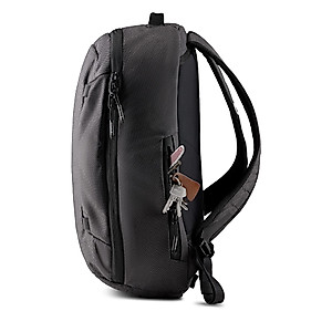 HEIMPLANET Original | Transit Line DAYPACK 24L | Waterproof backpack with laptop compartment and clamshell opening | DYECOSHELL material | Supports 1% for The Planet (Black)